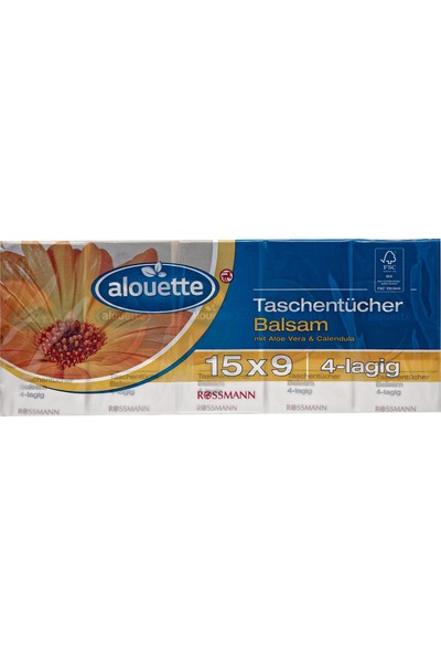 Alouette Kağıt Mendil 15 x 9 Balsam