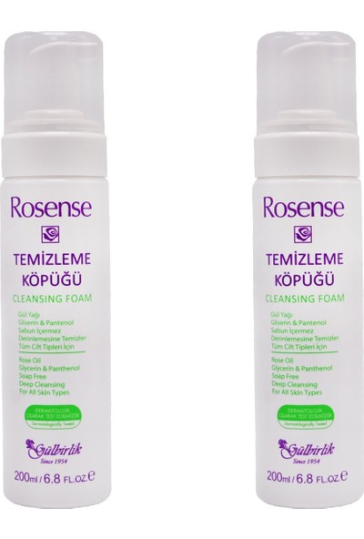 Rosense Temizleme Köpüğü 200 ml x 2 Adet Rosense Temizleme Köpüğü 200 ml x 2 Adet