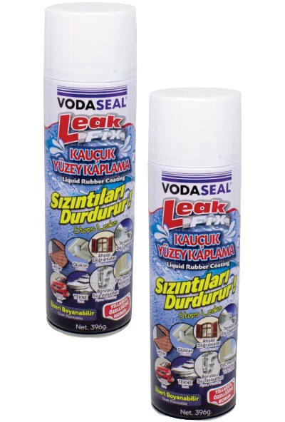 Vodaseal 2''li Paket Leak Fix Su Geçirmez Sızdırmaz Sprey 396 gr Beyaz Vodaseal 2''li Paket Leak Fix Su Geçirmez Sızdırmaz Sprey 396 gr Beyaz