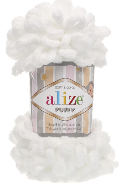 Alize Puffy 55 Beyaz