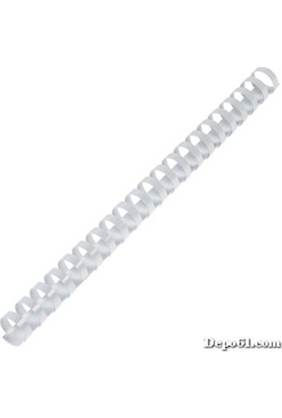 Lamiess Plastik Spiral 50'li 22 mm Beyaz Lamiess Plastik Spiral 50'li 22 mm Beyaz