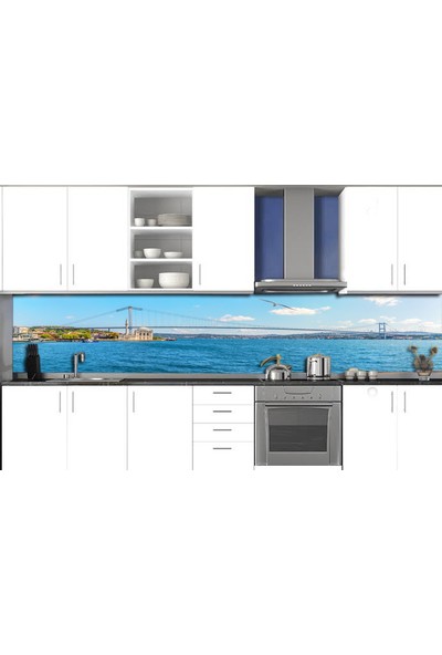 Sevdekor Mutfk Tezgah Arası Istanbul Manzara Desen Folya Kaplama Sticker Sevdekor Mutfk Tezgah Arası Istanbul Manzara Desen Folya Kaplama Sticker