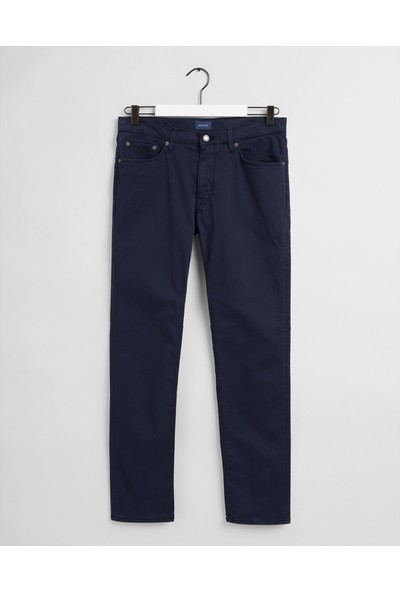Gant Erkek Lacivert Slim Fit Pantolon 1000298.410