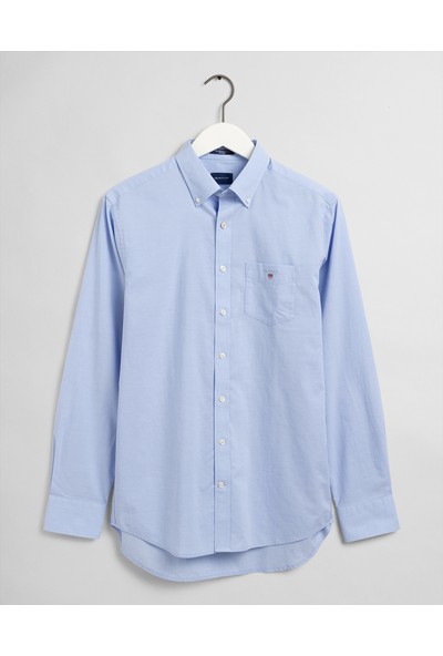 Gant Erkek Mavi Regular Fit Gömlek 3046400.420 Gant Erkek Mavi Regular Fit Gömlek 3046400.420