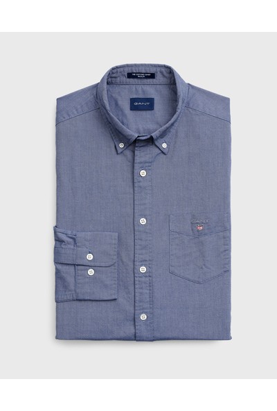 Gant Erkek Mavi Regular Fit Oxford Gömlek 3046000.423 Gant Erkek Mavi Regular Fit Oxford Gömlek 3046000.423