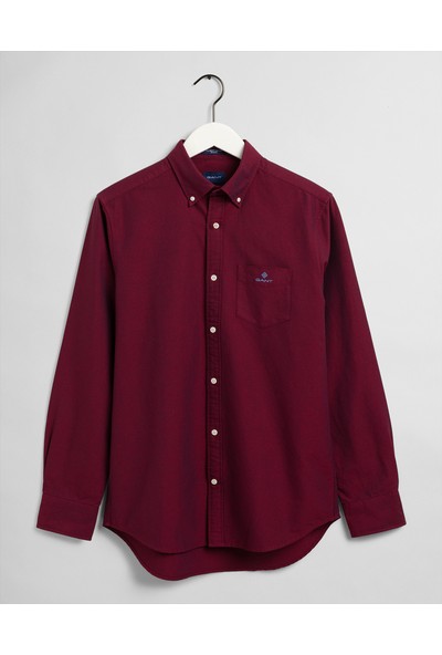 Gant Erkek Bordo Regular Fit Gömlek Gant Erkek Bordo Regular Fit Gömlek