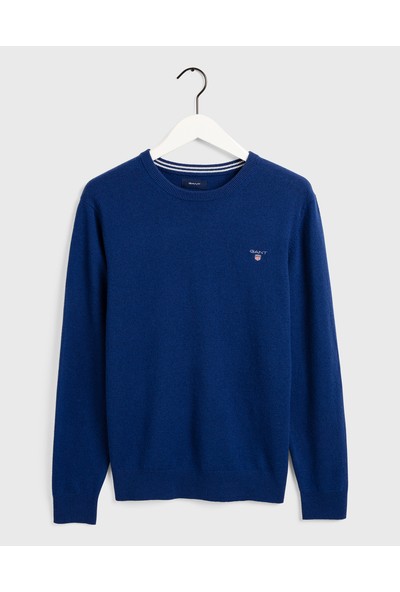 Gant Erkek Mavi Yün Triko Gant Erkek Mavi Yün Triko