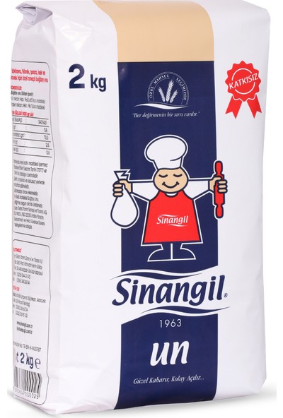 Sinangil Un 2 kg x 3'lü Sinangil Un 2 kg x 3'lü