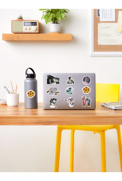 AR Sticker Art Sanat Temalı Laptop Notebook Tablet Sticker Set AR Sticker Art Sanat Temalı Laptop Notebook Tablet Sticker Set
