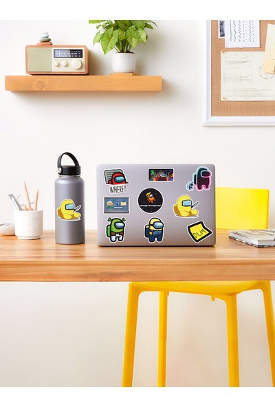 Ar Sticker - Among Us Temalı Laptop Notebook Tablet Sticker Set 2 Ar Sticker - Among Us Temalı Laptop Notebook Tablet Sticker Set 2