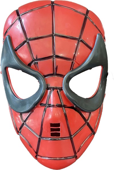 Niyet Karakter Maske - Örümcek Adam Maske - Kırmızı
