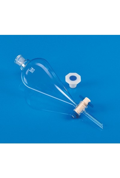Erlab Ptfe Musluk Pp Kapak Ayırma Hunisi Konik 500 ml Erlab Ptfe Musluk Pp Kapak Ayırma Hunisi Konik 500 ml