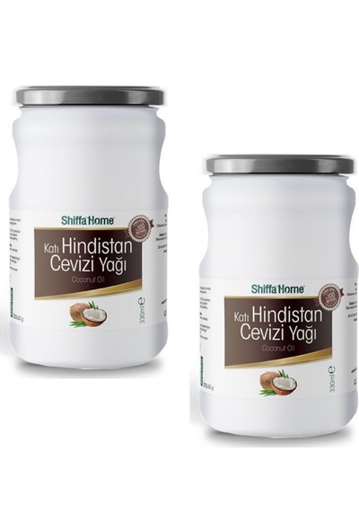 Shiffa Home Hindistan Cevizi Yağı 330 ml x 2'li