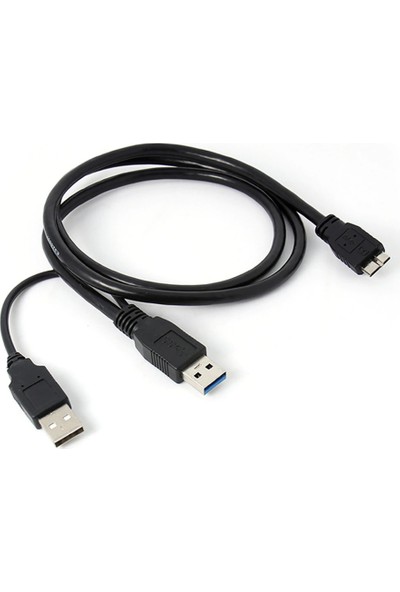 Alfais 4574 Micro USB 3.0 HDD Harddisk Bağlantı Veri Ara Y Kablosu (1.5 Metre) Alfais 4574 Micro USB 3.0 HDD Harddisk Bağlantı Veri Ara Y Kablosu (1.5 Metre)