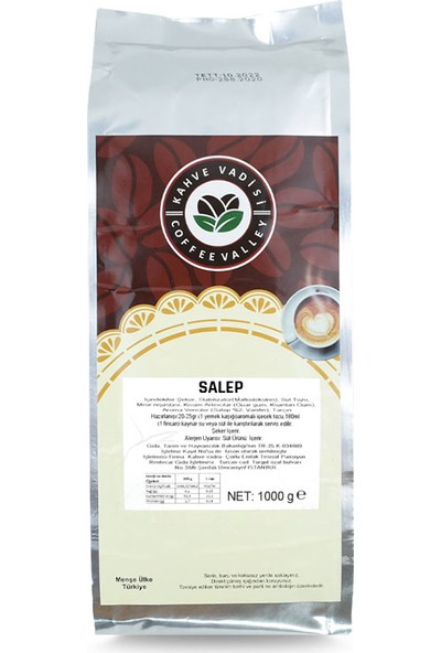 Kahve Vadisi Salep 1 kg
