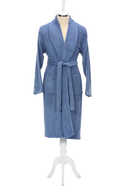 Özdilek Bornoz Tekli Trendy Şalyaka Koyu Mavi L