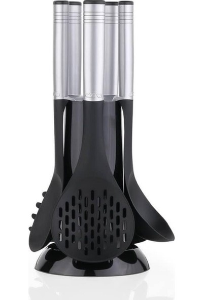 Azra Gri Kepçe Seti Takımı 6 Parça