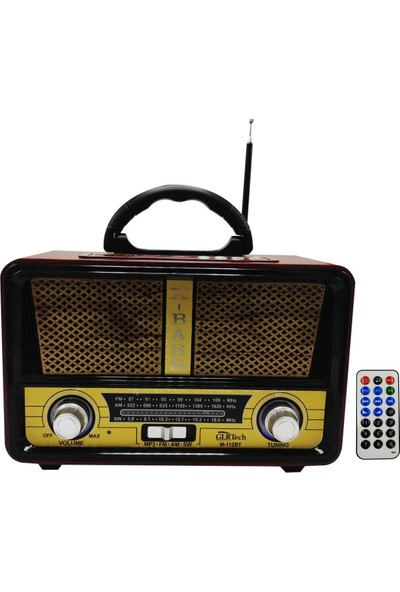 Glr M-112BT USB Tf Card Fm 3 Band Bluetooth Hoparlör Glr M-112BT USB Tf Card Fm 3 Band Bluetooth Hoparlör