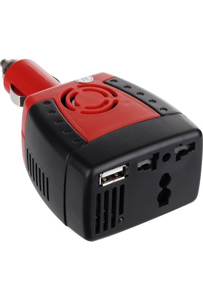 Wozlo 150W Araç Çakmak Power Inverter 12V To 220V Invertör Çevirici Dönüştürücü + USB Port Wozlo 150W Araç Çakmak Power Inverter 12V To 220V Invertör Çevirici Dönüştürücü + USB Port