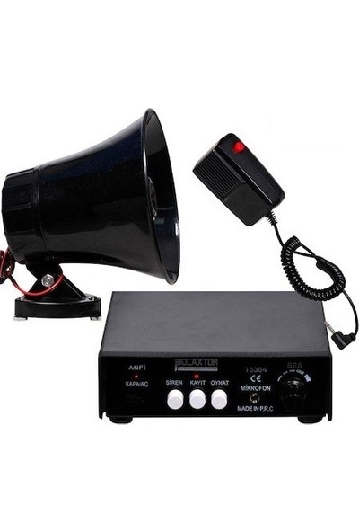 Temiz Pazar Anfi Seti Kayıtlı Mıknatıslı Mikrofon Siren Temiz Pazar Anfi Seti Kayıtlı Mıknatıslı Mikrofon Siren