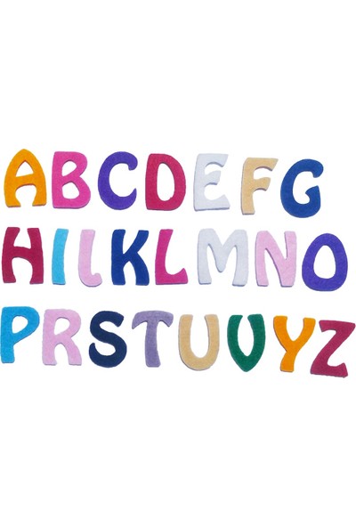 Toptan Keçe Keçe Büyük Renkli Harfler 1 Paket 29 Adet Harf Toptan Keçe Keçe Büyük Renkli Harfler 1 Paket 29 Adet Harf