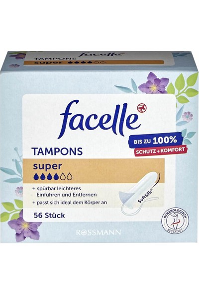 Facelle Tampon 56'lı Super