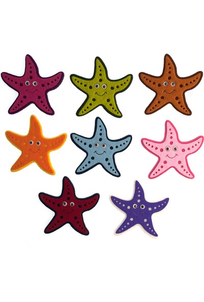 Toptan Keçe Keçeden 7 cm Deniz Yıldızı Figürü 5 Adet, Keçeden Deniz Konsepti Toptan Keçe Keçeden 7 cm Deniz Yıldızı Figürü 5 Adet, Keçeden Deniz Konsepti