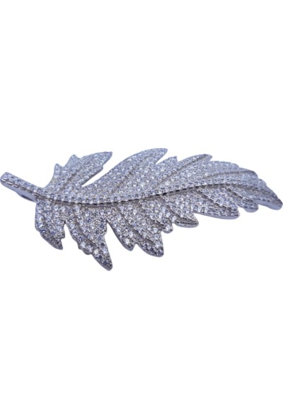 Candie Silver Yaprak Model 925 Ayar Gümüş Kadın Broş Candie Silver Yaprak Model 925 Ayar Gümüş Kadın Broş