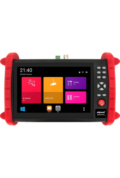 Alpsat AS33-IPCX Ip-Hd-Analog Cctv Kamera Test Monitörü Alpsat AS33-IPCX Ip-Hd-Analog Cctv Kamera Test Monitörü