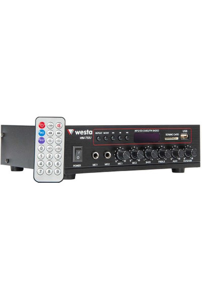 Westa WM-750U 80 Watt Usb/sd 100 Volt Hat Trafolu Anfi Westa WM-750U 80 Watt Usb/sd 100 Volt Hat Trafolu Anfi