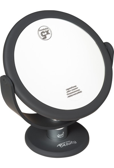 For Your Beauty Ayna Ayaklı 5X Büyüteçli Softtouch Siyah