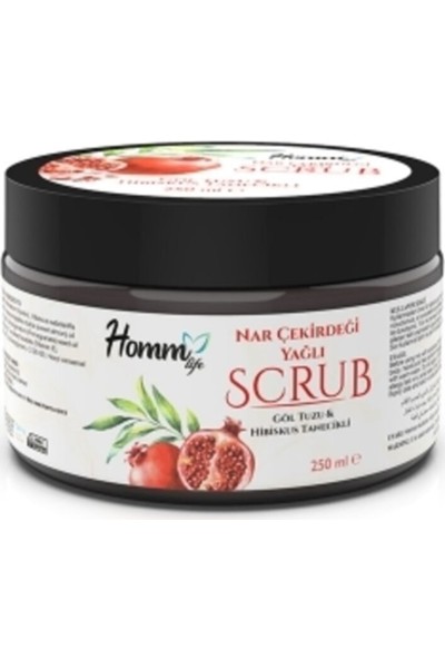 Homm Bitkisel Homm Life Nar Çekirdeği Yağlı Bitki Tanecikli Scrub 250 ml Homm Bitkisel Homm Life Nar Çekirdeği Yağlı Bitki Tanecikli Scrub 250 ml