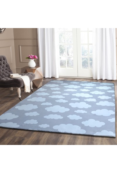 Latuda Su Geçirmez Dijital Baskılı Kaymaz Lastikli Halı Örtüsü LA3028G 80 x 150 cm