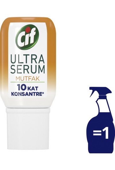 Cif Ultra Serum Kapsül Mutfak Temizleyici 10 Kat Konsantre 70 ML Cif Ultra Serum Kapsül Mutfak Temizleyici 10 Kat Konsantre 70 ML