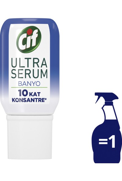 Cif Ultra Serum Kapsül Banyo Temizleyici 10 Kat Konsantre 70 ML