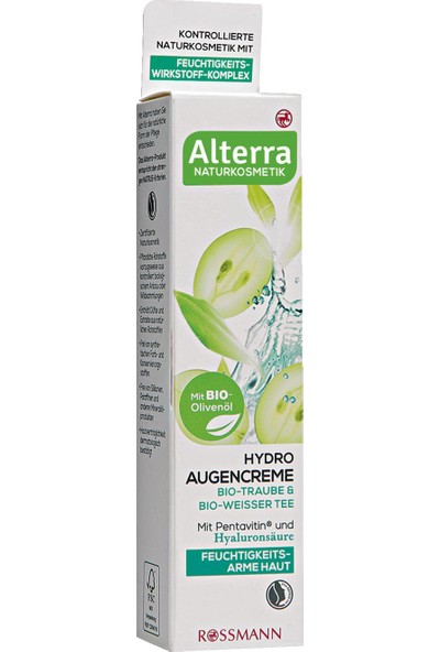 Alterra Göz Kremi 15 ml Üzüm & Beyaz Ç