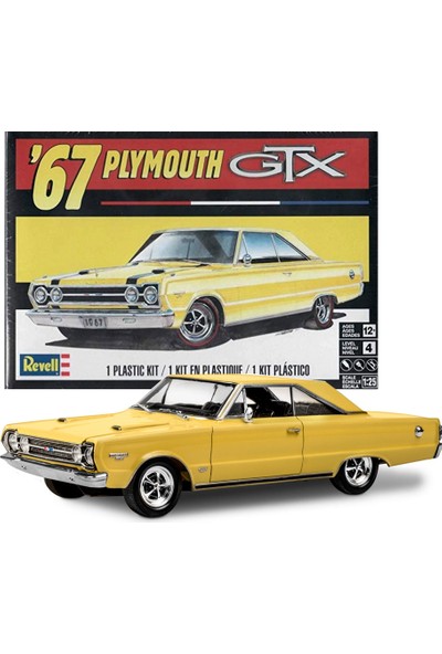 Revell Maket Model Kit 67 Plymouth Gtx 14481 Revell Maket Model Kit 67 Plymouth Gtx 14481
