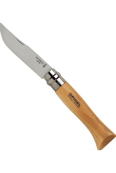 Opinel Inox 8 No Kayın Saplı Paslanmaz Çelik Çakı