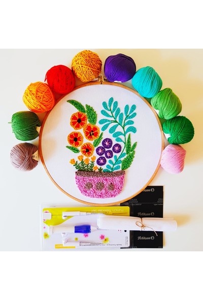 Kecelemecele Punch Punch Nakışı Başlangıç Seti Kecelemecele Punch Punch Nakışı Başlangıç Seti