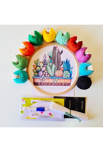 Kecelemecele Punch Punch Nakışı Başlangıç Seti Hobi Kiti Kecelemecele Punch Punch Nakışı Başlangıç Seti Hobi Kiti