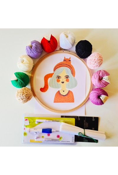 Kecelemecele Punch Punch Nakışı Başlangıç Seti Kecelemecele Punch Punch Nakışı Başlangıç Seti