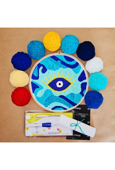 Kecelemecele Punch Punch Nakışı Başlangıç Hobi Seti Kecelemecele Punch Punch Nakışı Başlangıç Hobi Seti