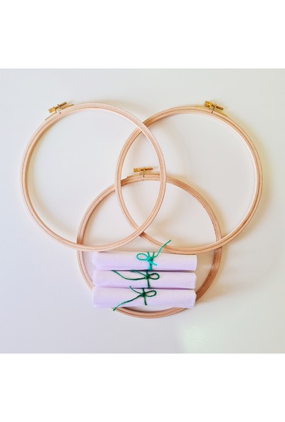 Kecelemecele Punch Punch Nakışı Kumaş ve Kasnak