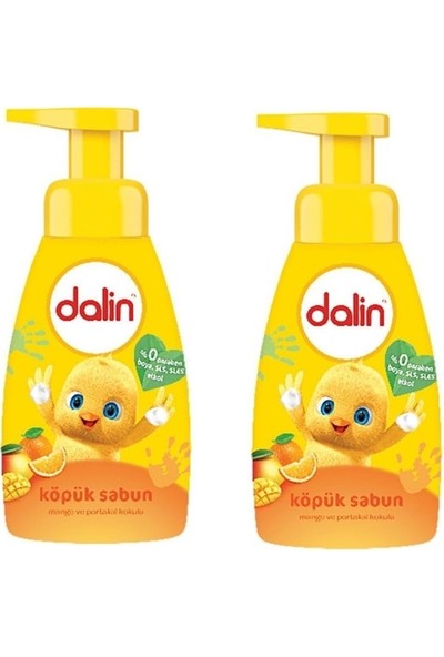 Dalin Köpük Sabun Mango ve Portakal 200 ml (2'li)
