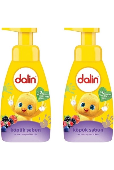 Dalin Köpük Sabun Orman Meyveleri 200 ml (2'li) Dalin Köpük Sabun Orman Meyveleri 200 ml (2'li)