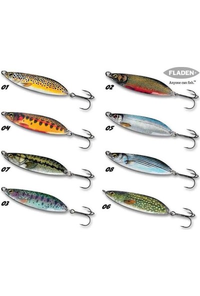 Fladen Realistic Flutter Kaşık 4.5cm 7g Alabalık Somon Kaşığı Fladen Realistic Flutter Kaşık 4.5cm 7g Alabalık Somon Kaşığı