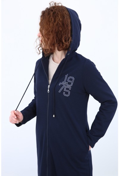 Yarece Fermuarlı Kapüşonlu Hırka