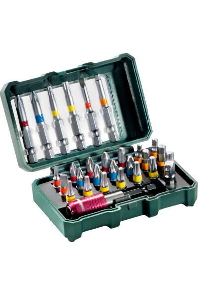 Metabo 29 Parça Profesyonel Bits Uç Seti Metabo 29 Parça Profesyonel Bits Uç Seti