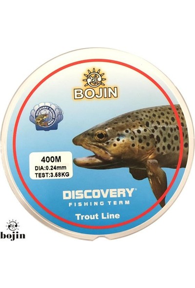 Bojın Alabalık Misinası 0.24 mm 400 M Şeffaf Bojın Alabalık Misinası 0.24 mm 400 M Şeffaf