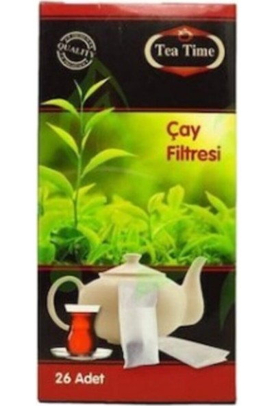 Tea Time Çay Demleme Poşeti Çay Filtresi Kullan At 2 Paket 52'li Tea Time Çay Demleme Poşeti Çay Filtresi Kullan At 2 Paket 52'li